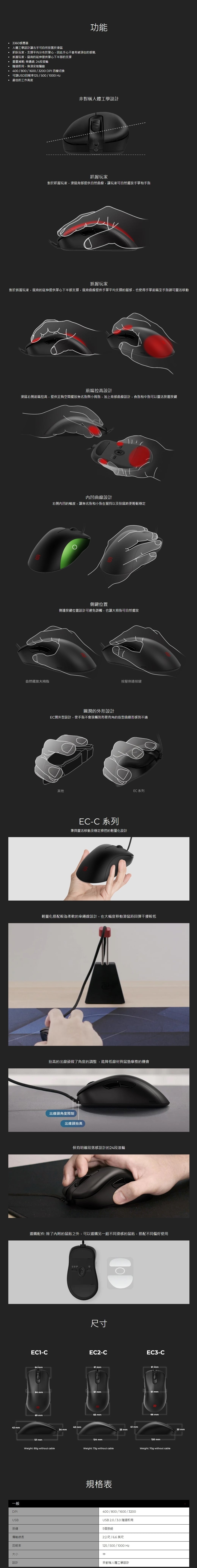 ZOWIE EC2-C 電競滑鼠 - PChome 24h購物