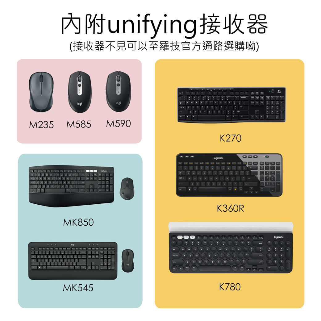 羅技 UNIFYING USB 接受器-new - PChome 24h購物