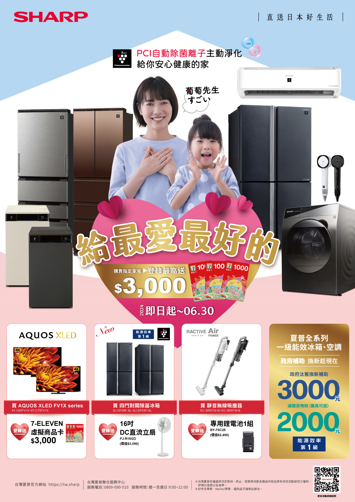 SHARP夏普 504公升自動除菌離子左右開任意門變頻五門冰箱(尊爵灰)SJ-MW51KT-H - PChome 24h購物